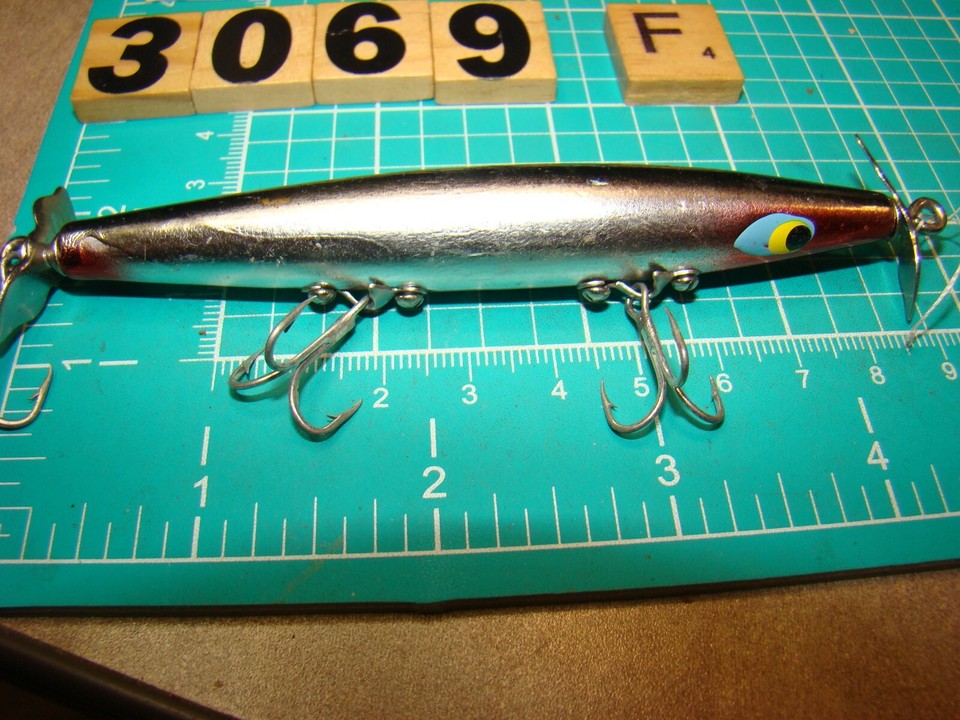 V3069 F VINTAGE SMITHWICK WOODEN DEVIL HORSE FISHING LURE | eBay