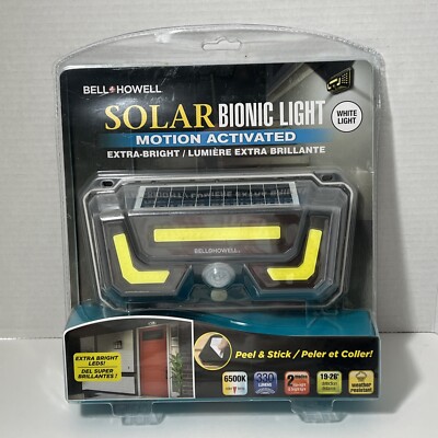 Bell+Howell SOLAR Bionic Light Motion Sensing Activated 50 LED ...