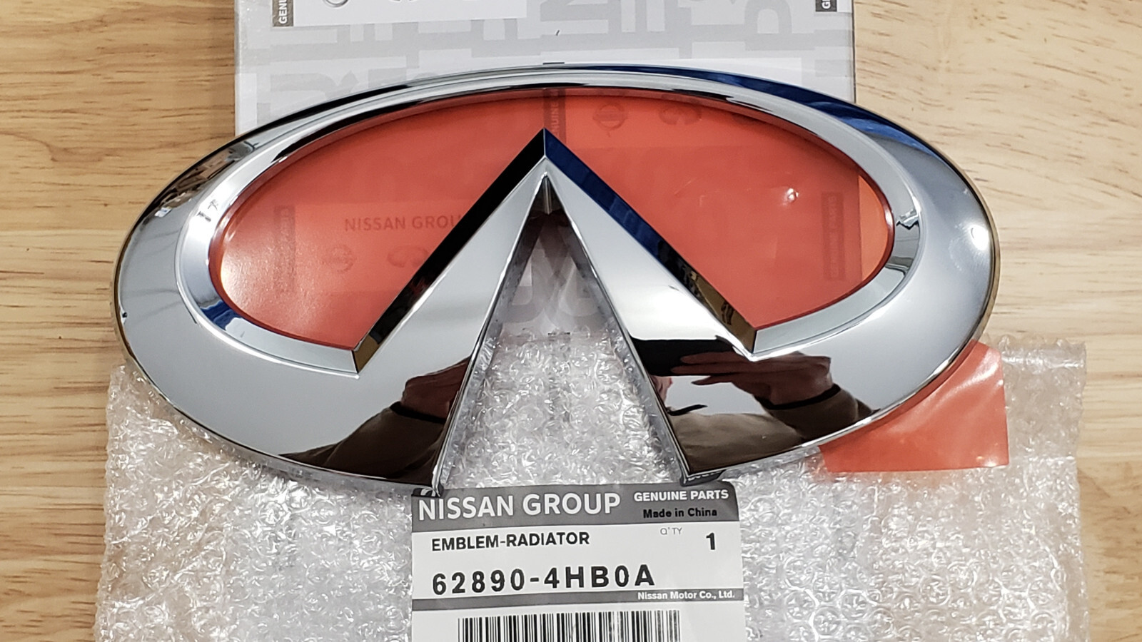 NEW Genuine OEM INFINITI 2014-2020 Q50 Front Grille Emblem 62890-4HB0A ...