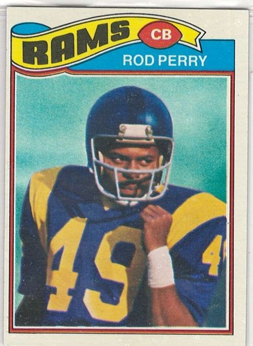 ROD PERRY RC 1977 Topps #197 ROOKIE LA Rams ID:6543 | eBay