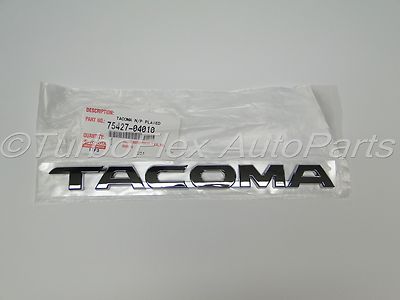 Toyota Tacoma 2005-2015 TACOMA Door Tailgate Emblem Genuine OEM 75427 ...