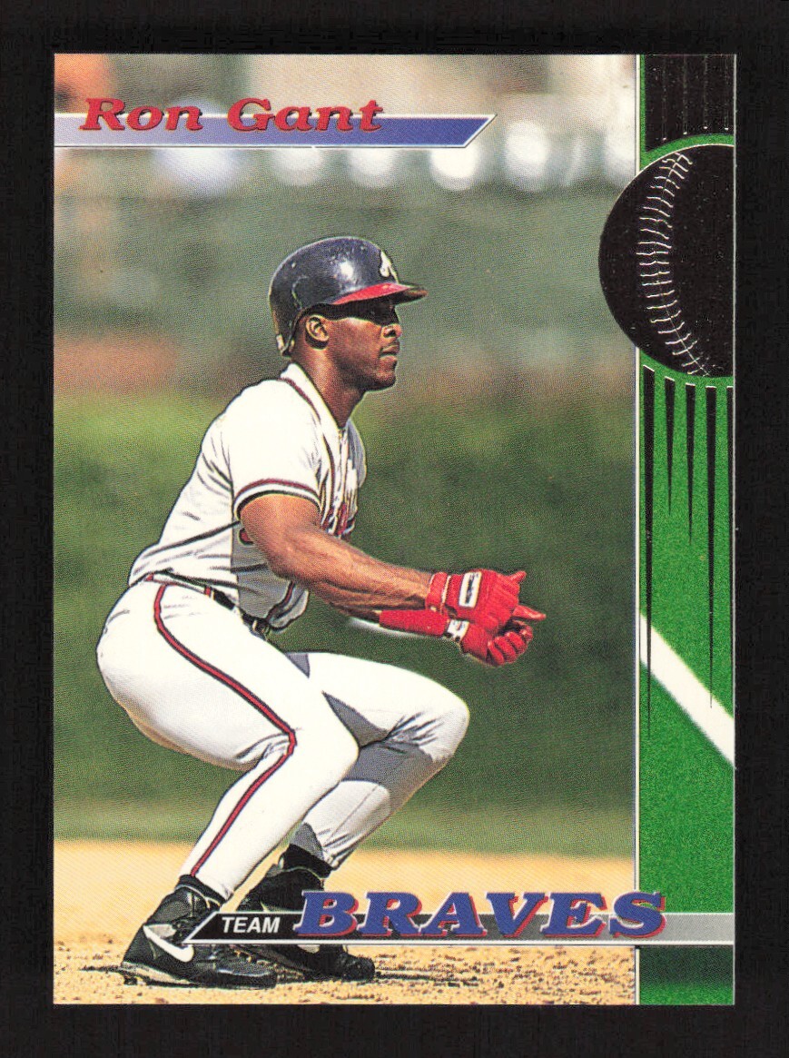 1993 Topps Stadium Club Teams - Atlanta Braves Ron Gant #6 for sale ...