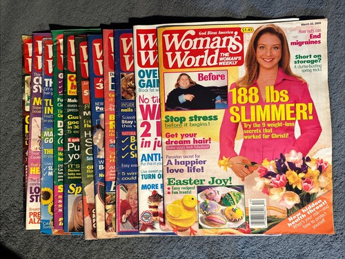 Woman’s World Magazine Lot Of 11 Paula Dean Dr. Oz Heather Locklear | eBay
