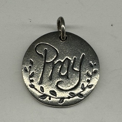 Rare James Avery Sterling Silver 925 Pray Charm Pendant | eBay