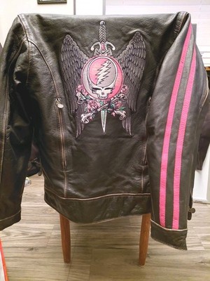 Leather AUTHENTIC Grateful DEAD JACKET | eBay
