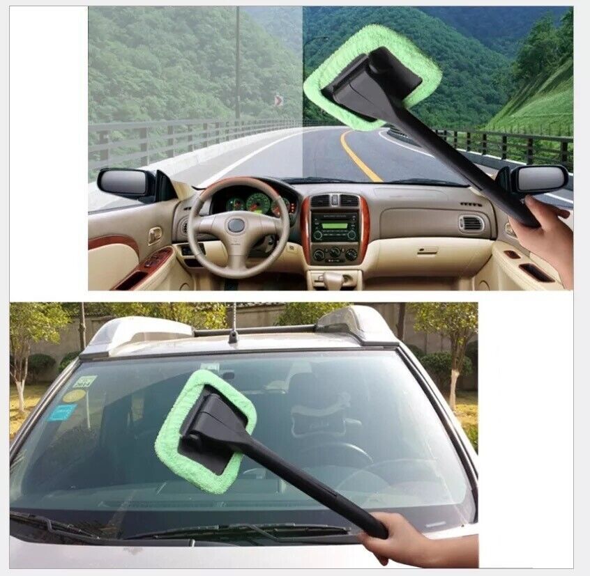 Microfiber Windshield Clean Car Auto Wiper Cleaner Glass Window Tool ...