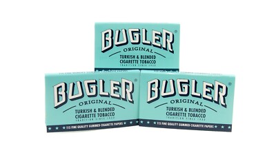 Bugler Original Turkish and Blended Cigarette Tobacco 115 Papers (3 ...