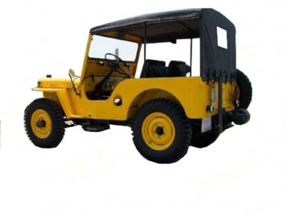 WILLYS JEEP CJ3A SUMMER SOFT TOP FITS ON CIVIL BOWS WLLYS CJ3A JEEP ...