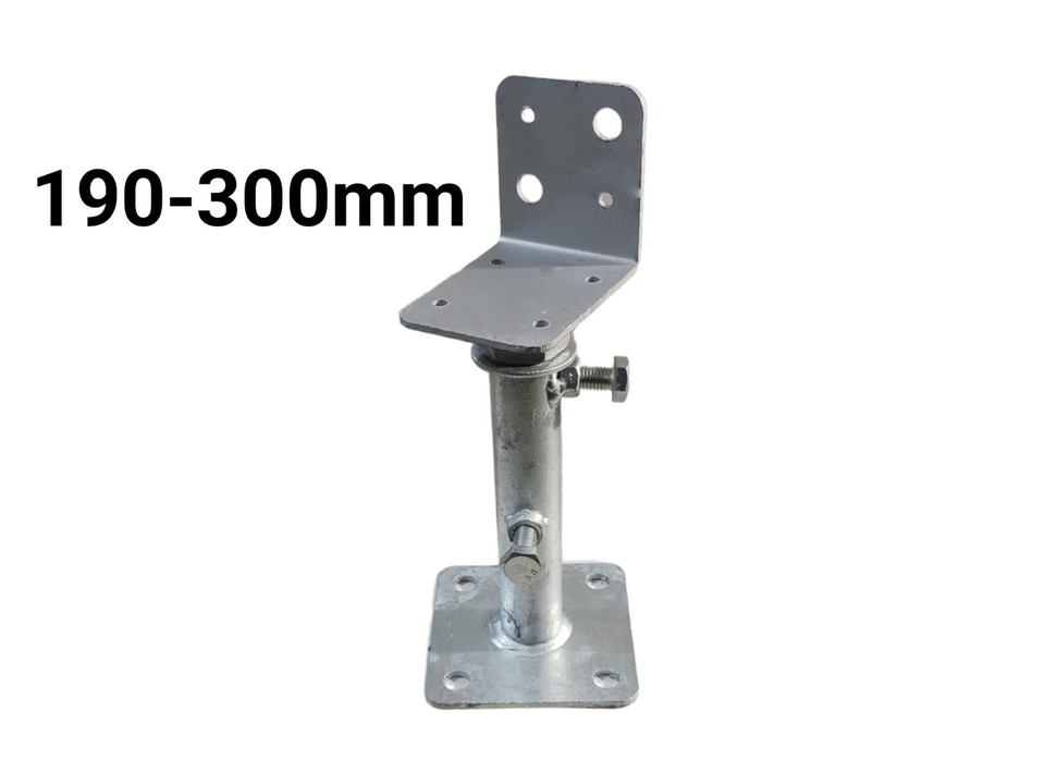 Adjustable Bearer Joist Deck Support Bracket Height Adjustable Post ...