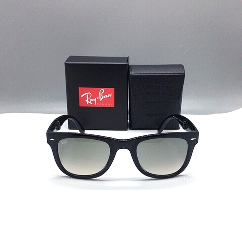 WATHET GRAY RB4105 RAY-BAN FOLDING WAYFARER SUNGLASSES GMT-099 | eBay