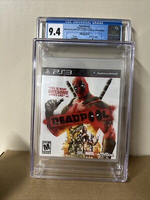 Deadpool Sony PlayStation 3 PS3 New Factory Sealed CGC Graded 9.4 A ...