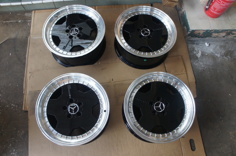 For Mercedes Benz R107 W124 R129 W201 W211 18" Classic Style Wheels | 5x112