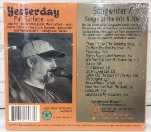"Yesterday" Pat Surface - Songwriter 7 Songs Of The 60s & 70s "Remember ...