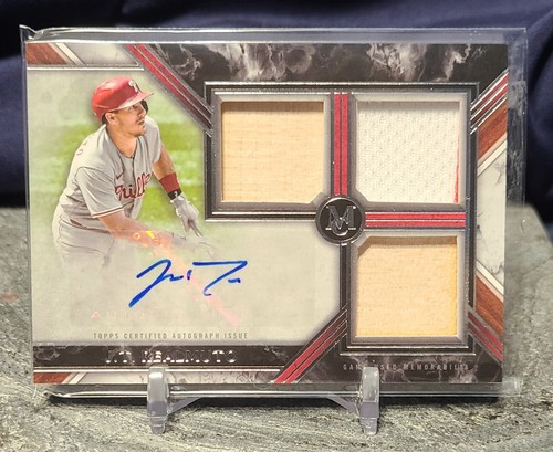 2022 Topps Museum Collection JT Realmuto Triple Relic Auto #184/399 ...