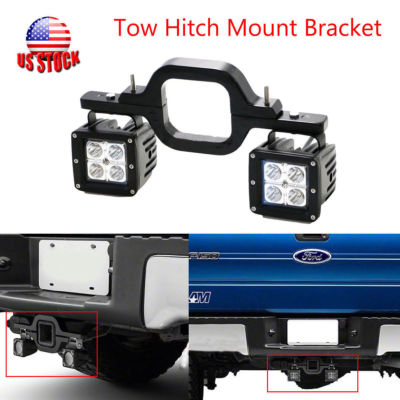 Universal Tow Hitch Mount Bracket For LED Light Pods Reverse Work Truck ...