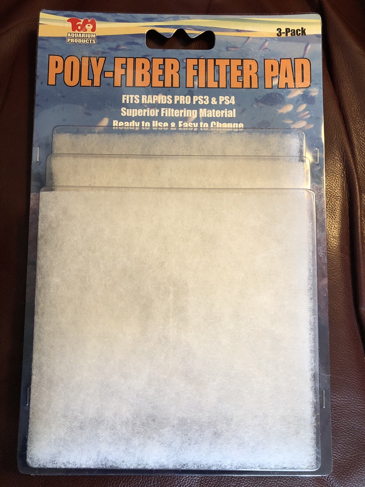 New Tom Aquarium Poly-Fiber Filter Pad 3-Pack Rapids Pro PS3 PS4 FREE ...
