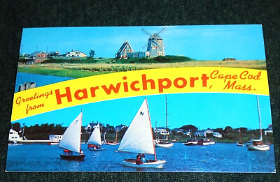 Harwichport, Cape Cod, Massachusetts 1960's Vintage Postcard | eBay