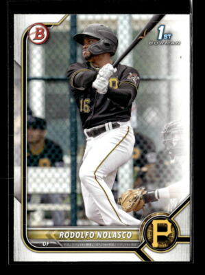 2022 Bowman Paper Rodolfo Nolasco Pittsburgh Pirates 1st #BP-69 5 Card ...