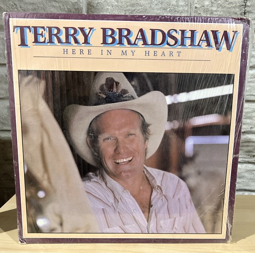 Terry Bradshaw Here In My Heart LP 1981 Heartwarming Records R3735 NEW ...