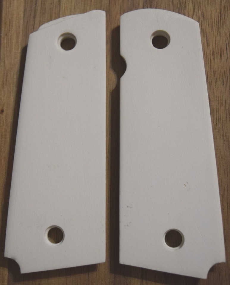 1911 Full Sized Large Frame For Kimber/Colt Frames Hand Scrimshaw The ...