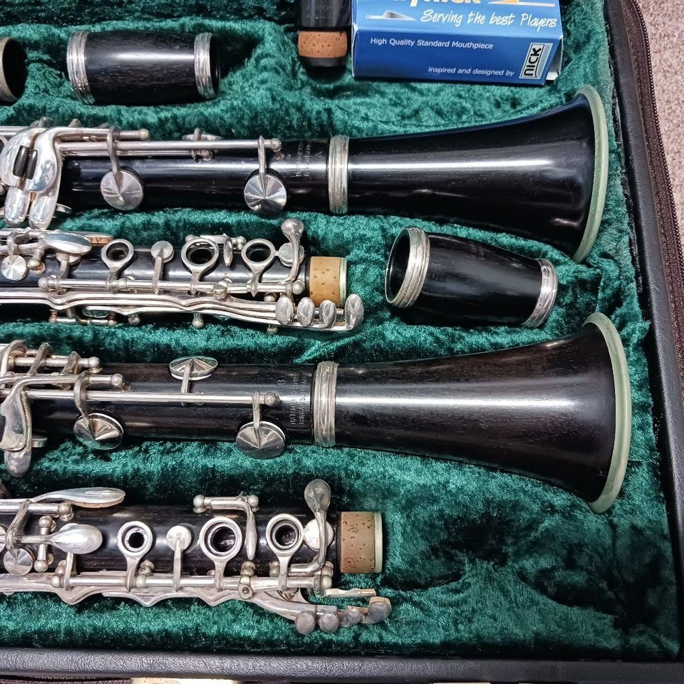 Vintage Karl Hammerschmidt Reformed Boehm B/A Clarinet Professional Set ...