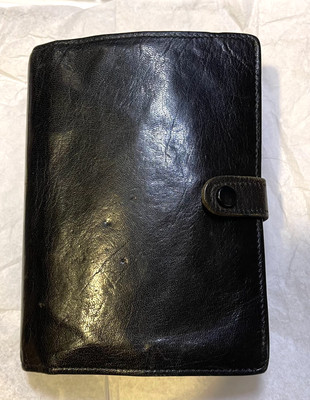 Vintage Filofax Pocket Size, Black Smooth Leather, 80s (4" w x 5" h) | eBay