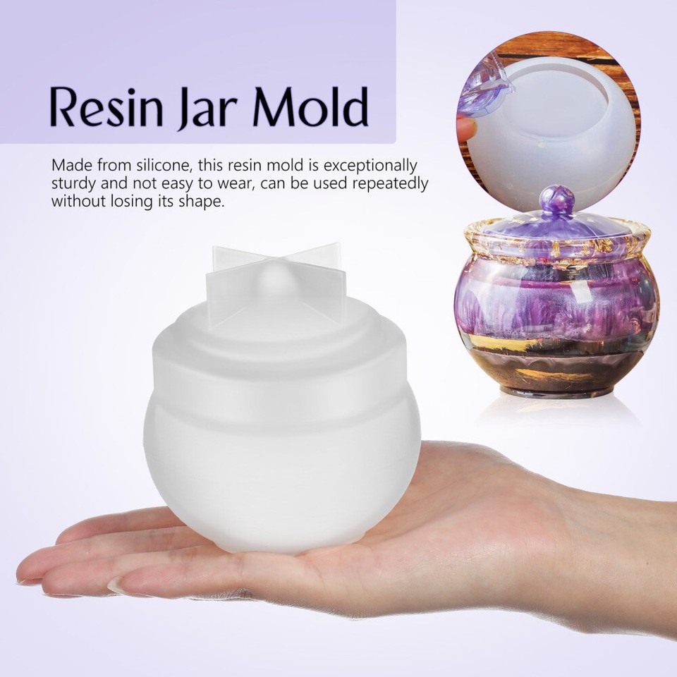 Resin Jar Mold Jars Silicone Molds Jar Molds For Epoxy Resin Storage ...