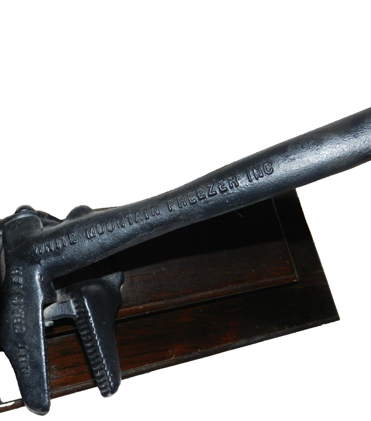 Vintage White Mountain Freezer, Inc. Nut Cracker with Wood Bow. Made in ...