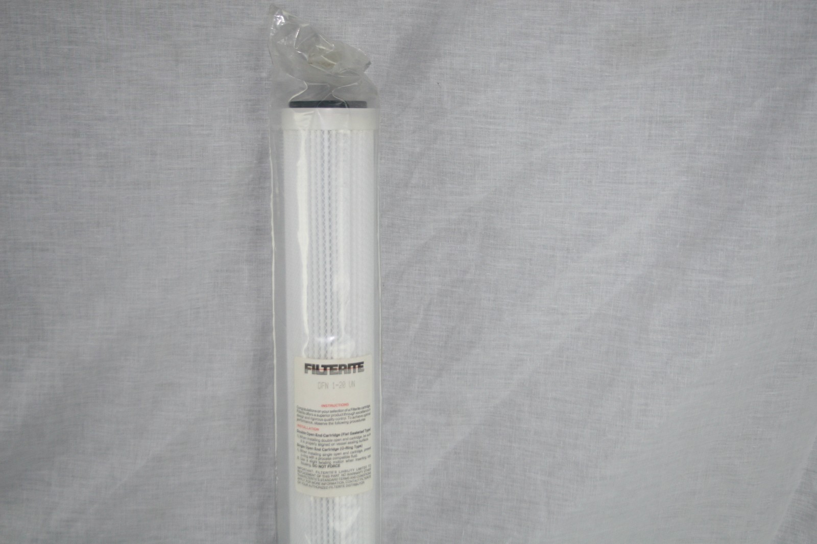 Filterite DFN 1-20 UN Pleated-Cartridge Canister Water Filter Double ...