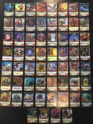 World of Warcraft COMPLETE LOOT CARD TCG SET - CODES ARE USED - all (60 ...