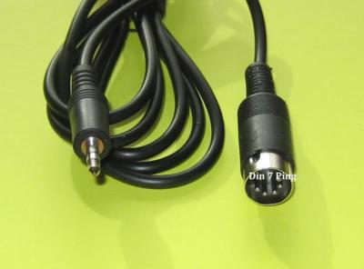 US Custom Made 7 Pin Din cable Male to 3.5mm Jack for Stereo Audio ...