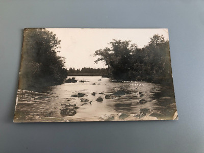 Vintage Postcard RPPC 1908 Waupaca Wisconsin Junction Lake Crystal ...