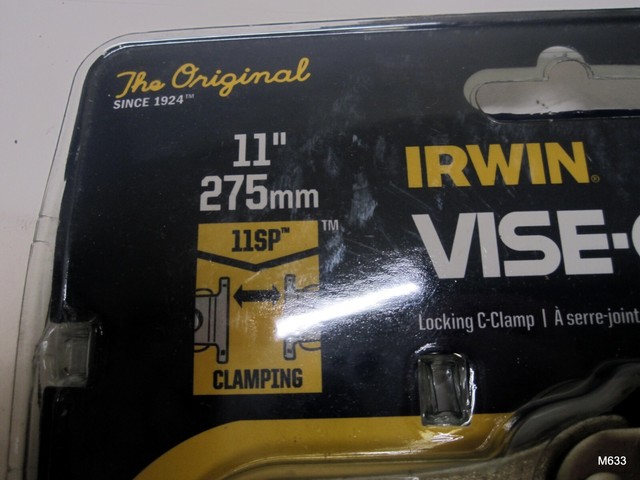 Irwin 11R 11 Inch Locking C-Clamp with Regular Tips for sale online | eBay