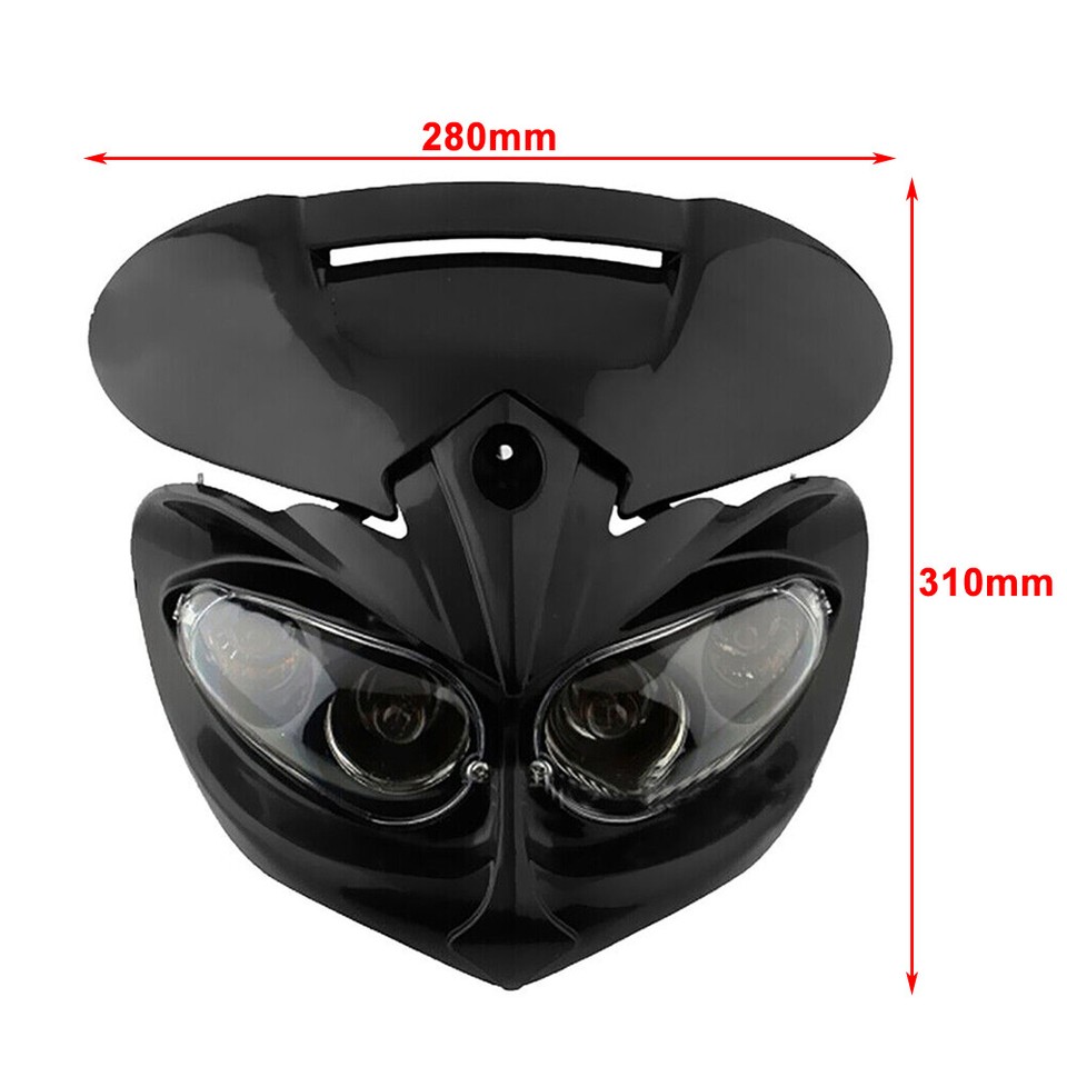 Motorcycle Universal Street Fighter Headlight Fairing Indicators | eBay