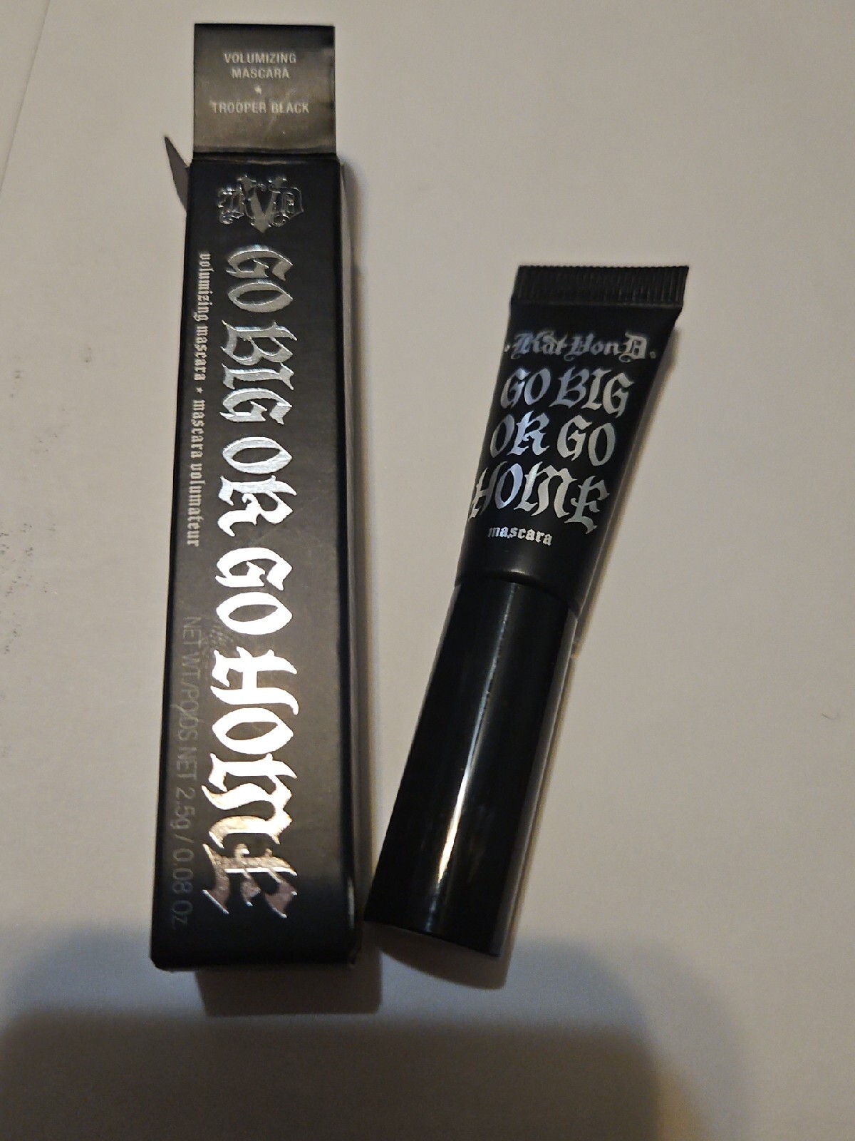KVD KatVonD Go Big Or Go Home Travel Size Mascara New In Box - Trooper ...