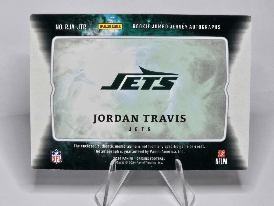 2024 Panini Origins JORDAN TRAVIS ROOKIE JUMBO PATCH AUTO RC #RJA-JTR ...