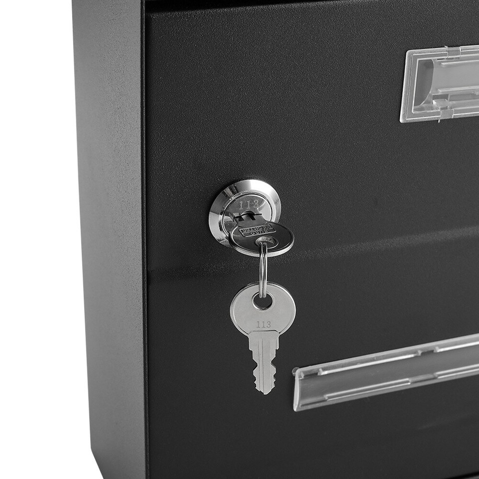 Galvanized Steel Lockable Parcel Delivery Secure Dropbox Outdoor Letter ...