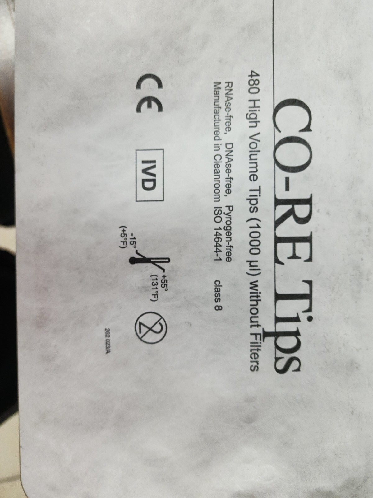 Hamilton Co-re 8 X 480 High Volume Tips 1000ul Without Filters Ref ...