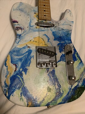 Custom World Psychedelic Telecaster Guitar | eBay