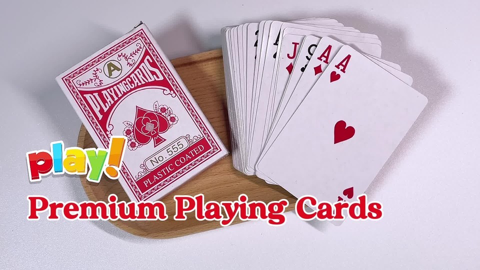 2 Pack Playing Cards Traditional Plastic Coated Deck Professional Poker ...