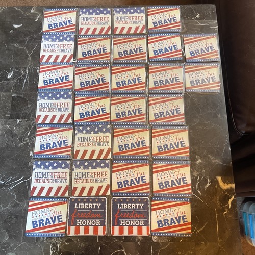 Lot of 29 VFW "Liberty Freedom Honor" & Home Of Brave Cardboard ...