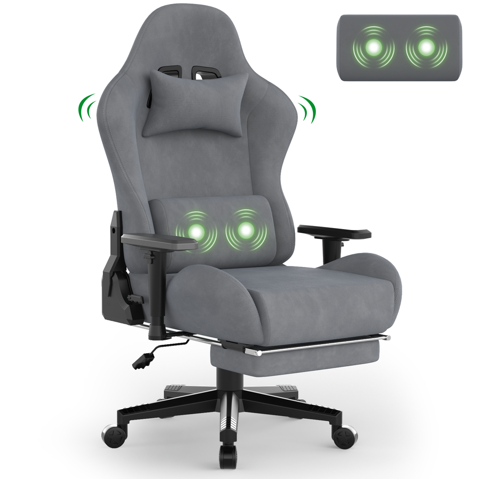 Gunji Ergonomic Office Chair Height Adjustable Game Reclining Chair PC ...