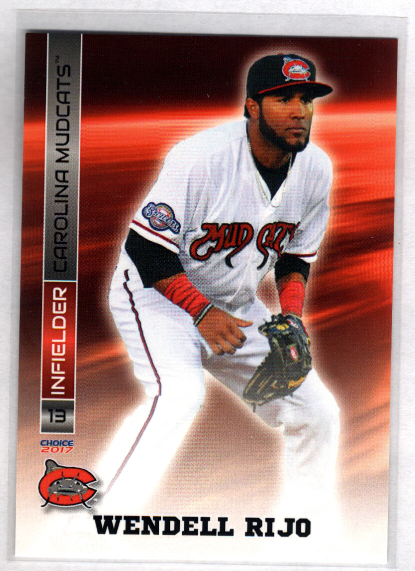 Wendell Rijo 2017 Choice Carolina Mudcats | eBay