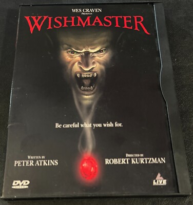 Wishmaster (DVD, 1988) - Robert Englund - Horror - WS & FS Versions | eBay