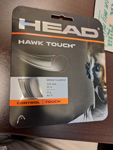 Head Hawk Touch 17g 1.25mm Anthracite Tennis String | eBay