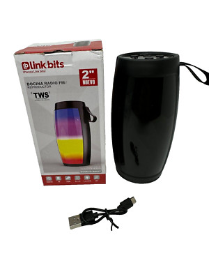 1 NEW Link bits Bluetooth Speaker with Radio. SD Card Slot/USB Port | eBay