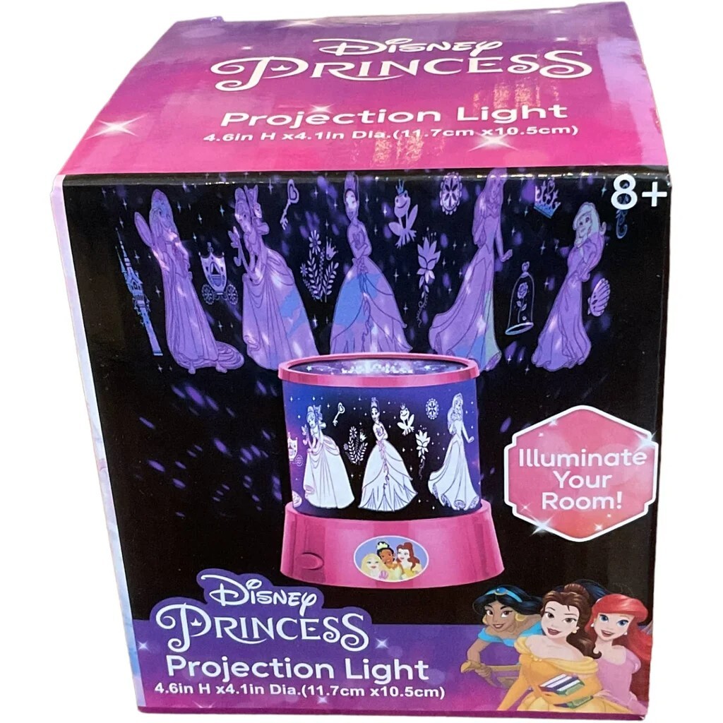 Disney Princess Projection Light "Illuminate Your Room!" Kid's 4.6"X4.1 ...