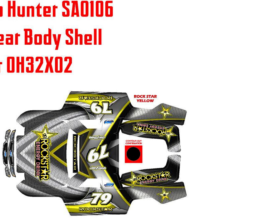 ORLANDO HUNTER OH32X02 1/32 4x2 Trophy Truck STAR OF ROCK | eBay