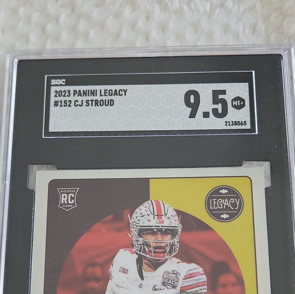 CJ Stroud 2023 Panini Legacy #152 Rookie RC SGC 9.5 Texans OSU | eBay