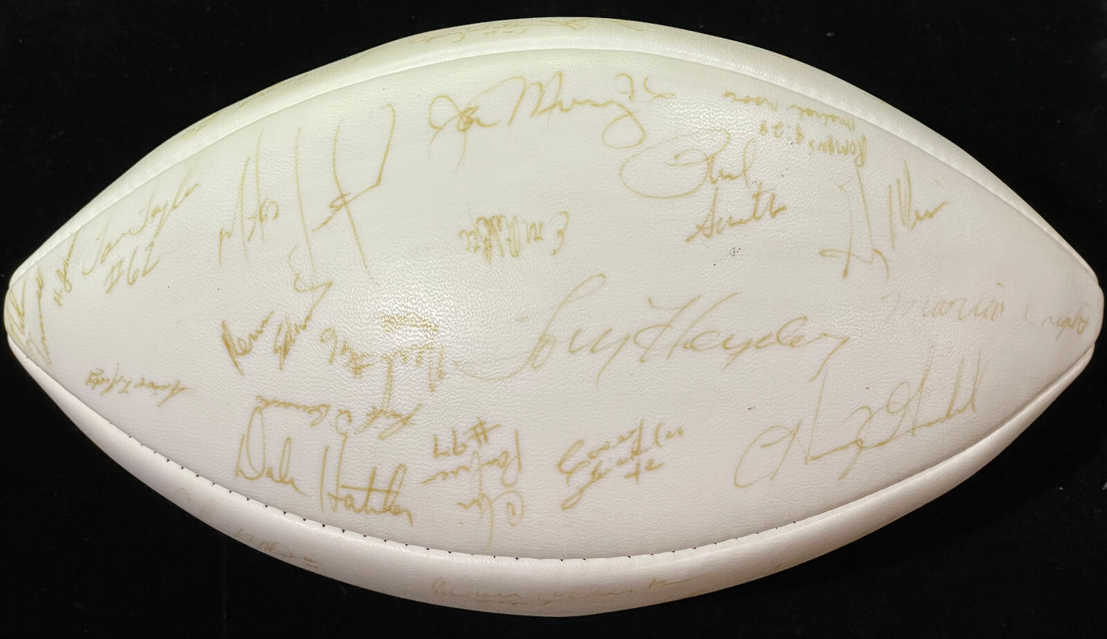 Suge Knight "DEATH ROW RECORDS" 1987 Rams Signed Sutographed Football ...